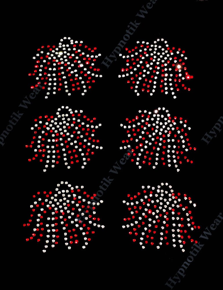 Rhinestone Transfer Pom Poms 6 pcs Sheet PICK | Etsy