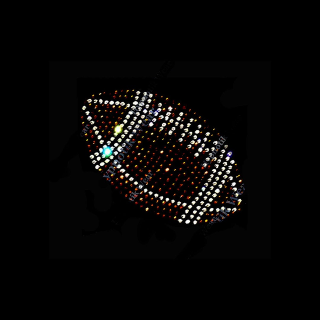 Rhinestone Transfer " Football Ball " Hotfix, Iron On, Bling, Team Mom ...