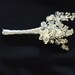 Beaded Silver Buttonhole With Crystal Butterfly and Silver - Etsy