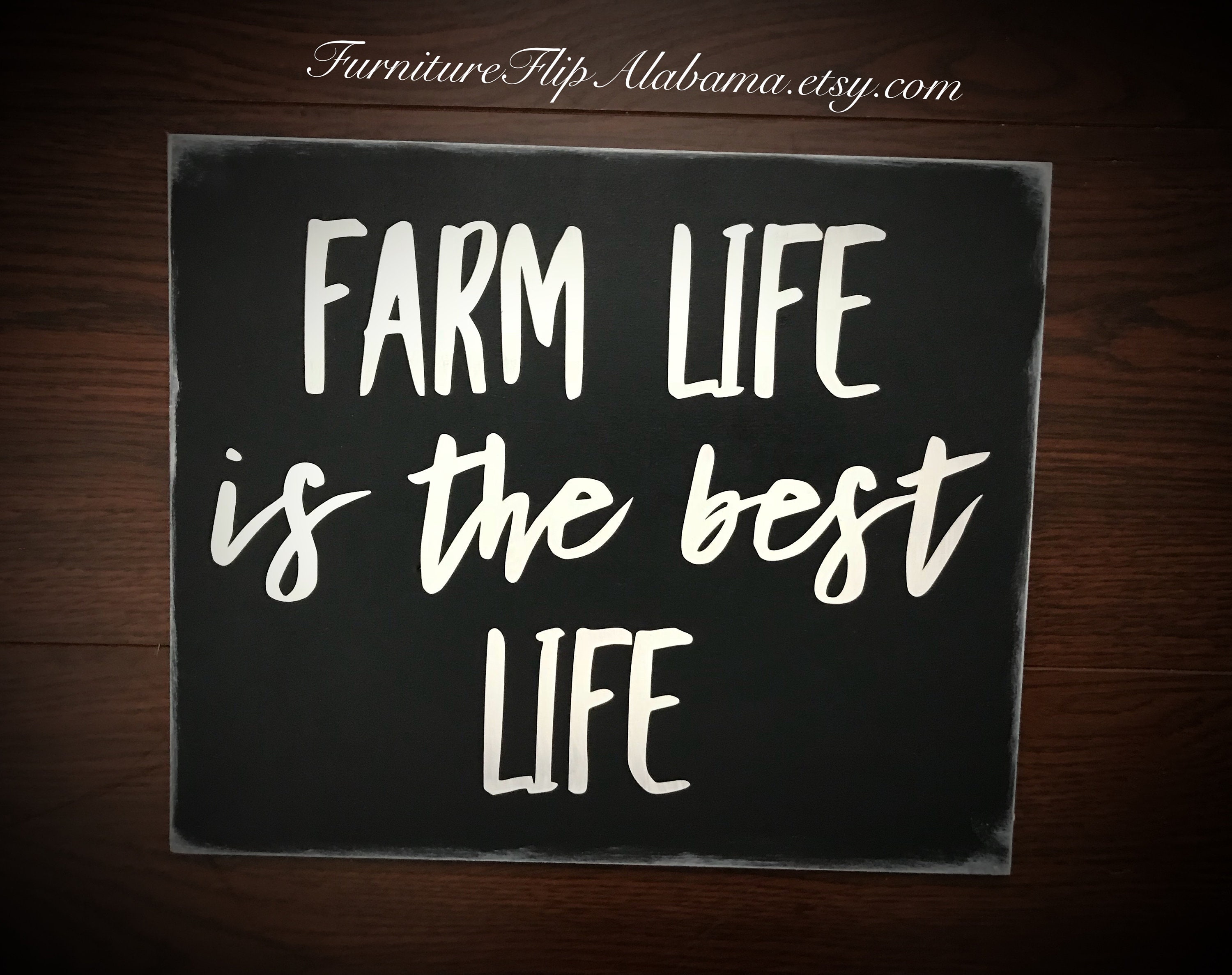 Farm life is the best life farm sign farm sign chicken sign | Etsy