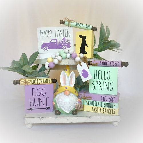 Easter Mini Rolling Pins/ Tier Tray Decor - Etsy