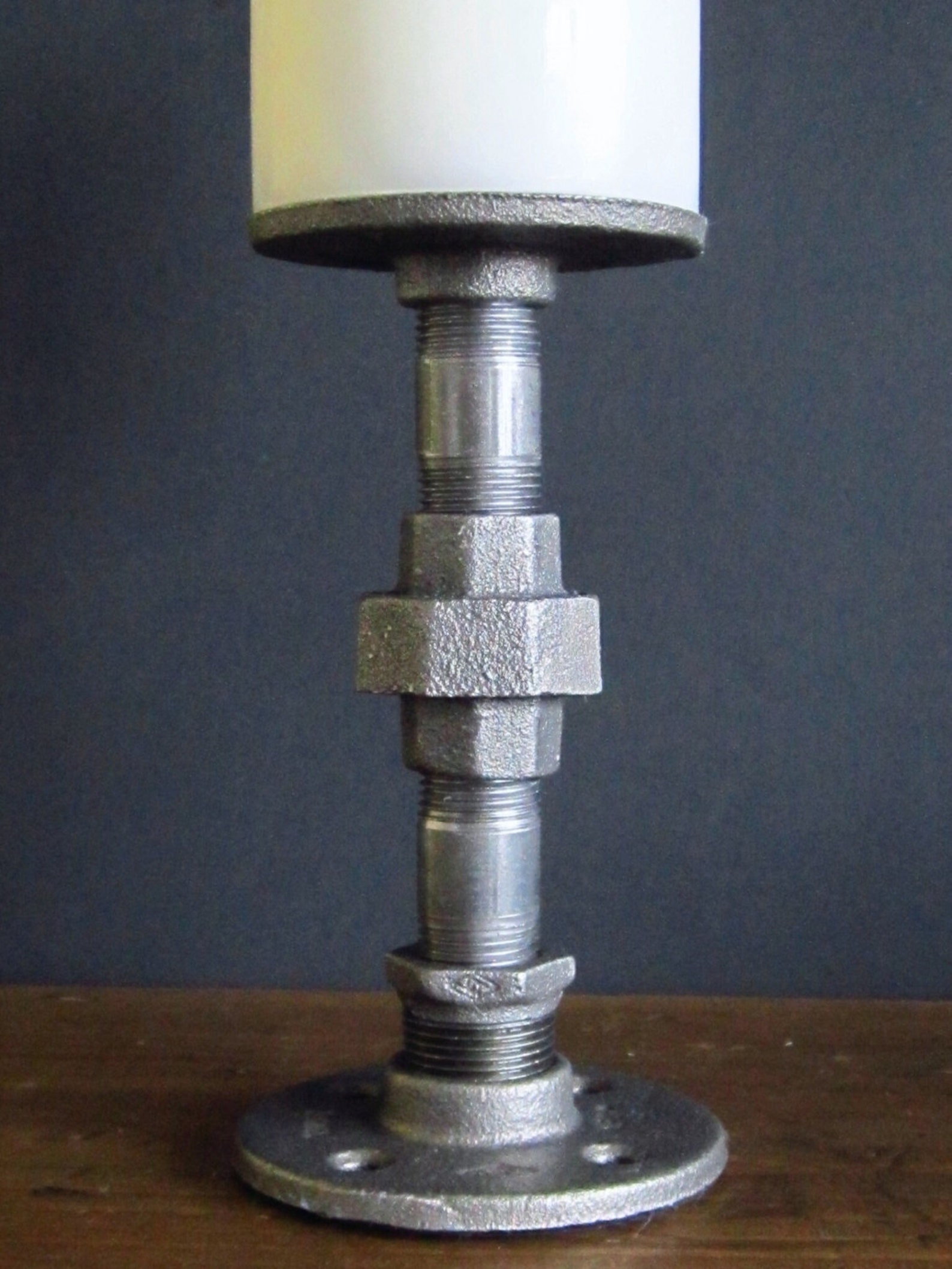 Industrial Pipe Candle Holder Large - Etsy
