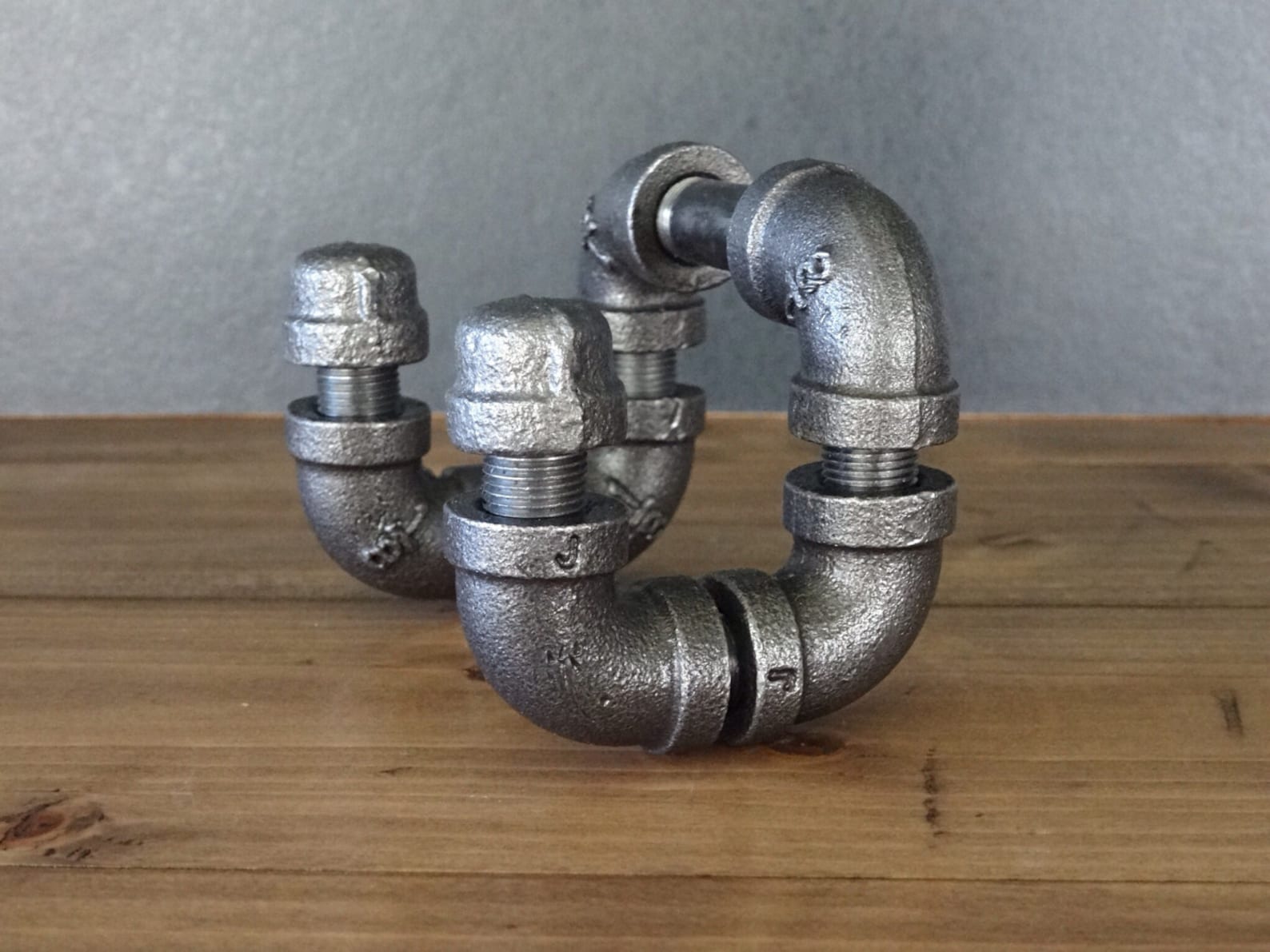 Industrial Pipe Business Card Holder - Etsy