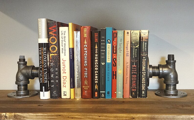 Industrial Pipe Bookend - Etsy