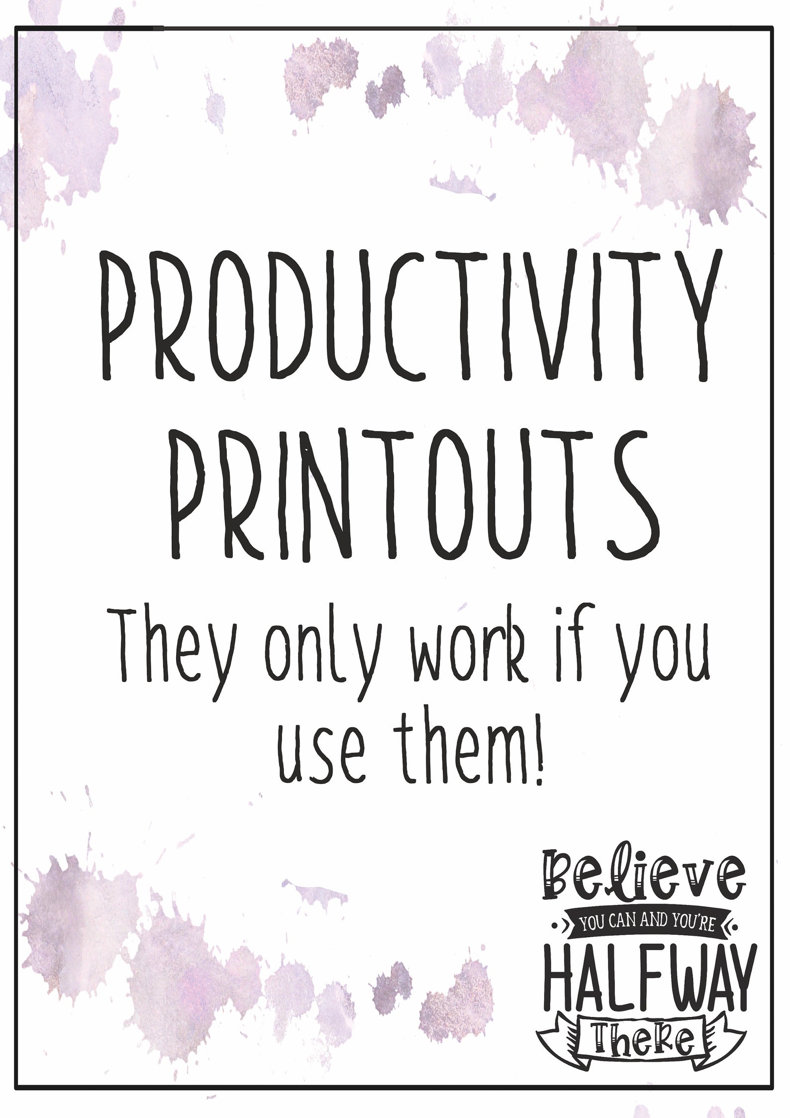 Productivity Printables - Business Planner - Life Planner - to Do List ...