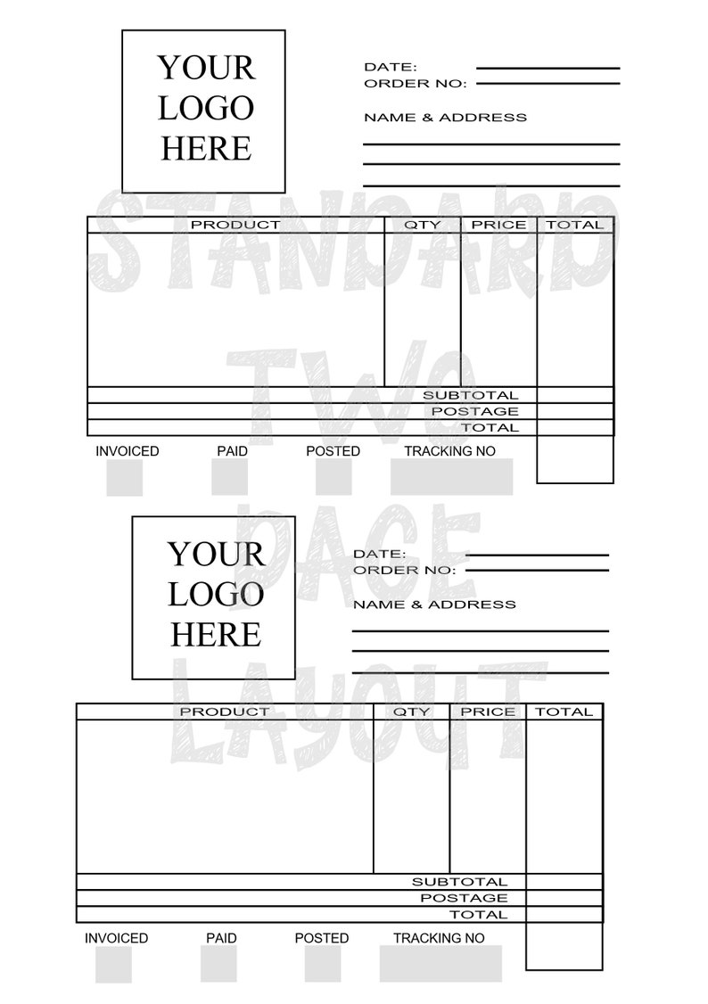 Order Book - Spiral Bound Order Book - Custom Order Book - Small ...