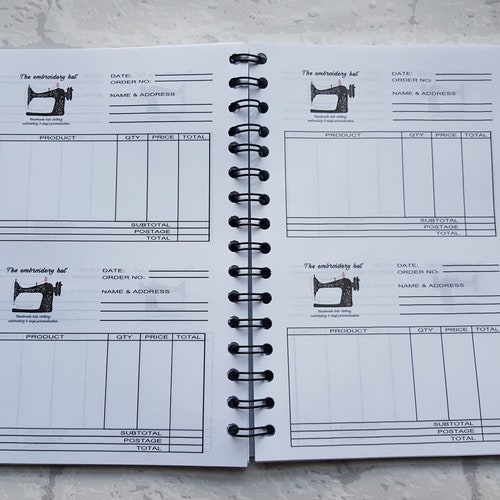 Business Order Book Order Forms Custom Order Form - Etsy