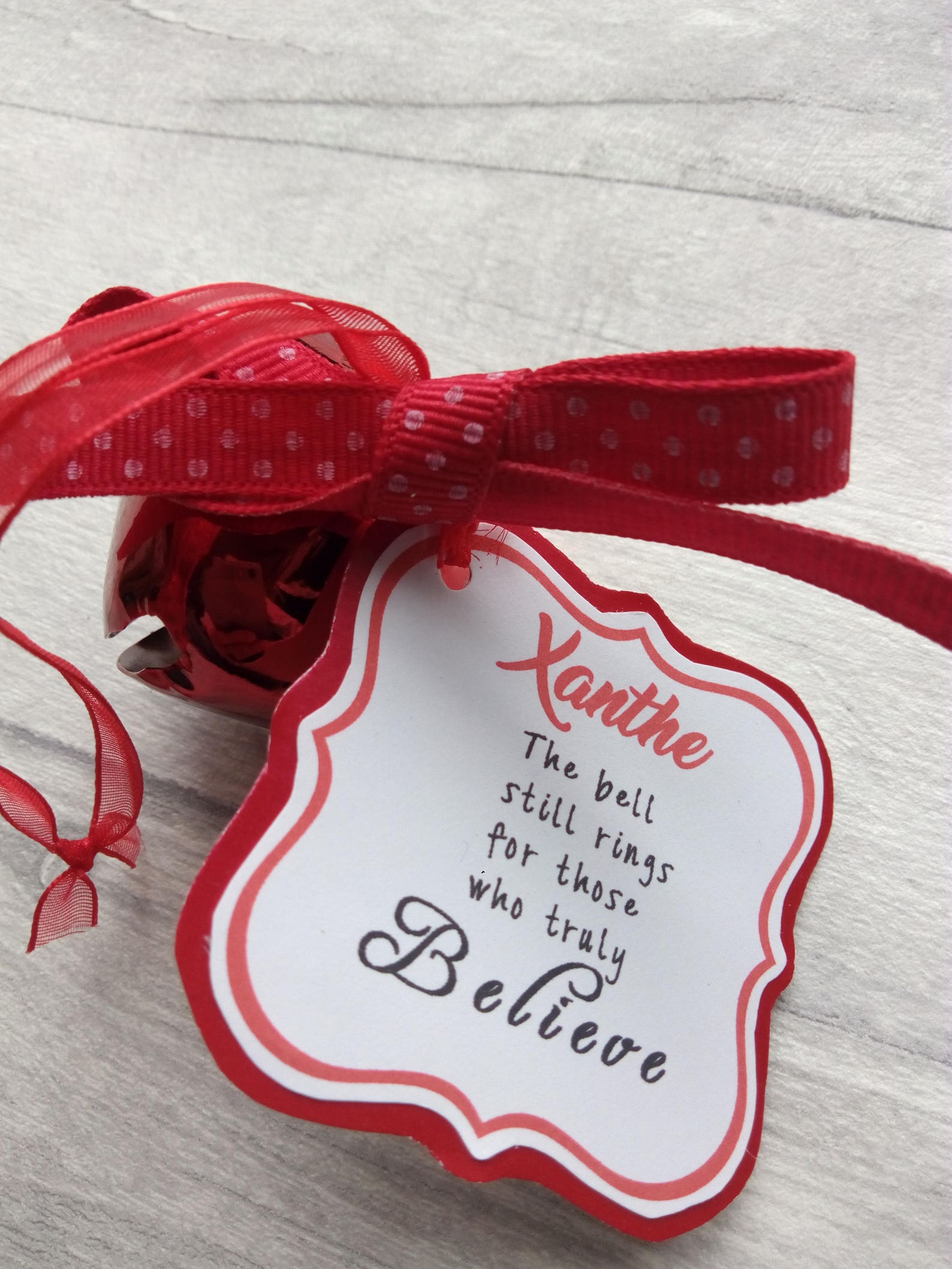 Believe Bells Christmas Bell Jingle Bell Christmas Eve - Etsy UK