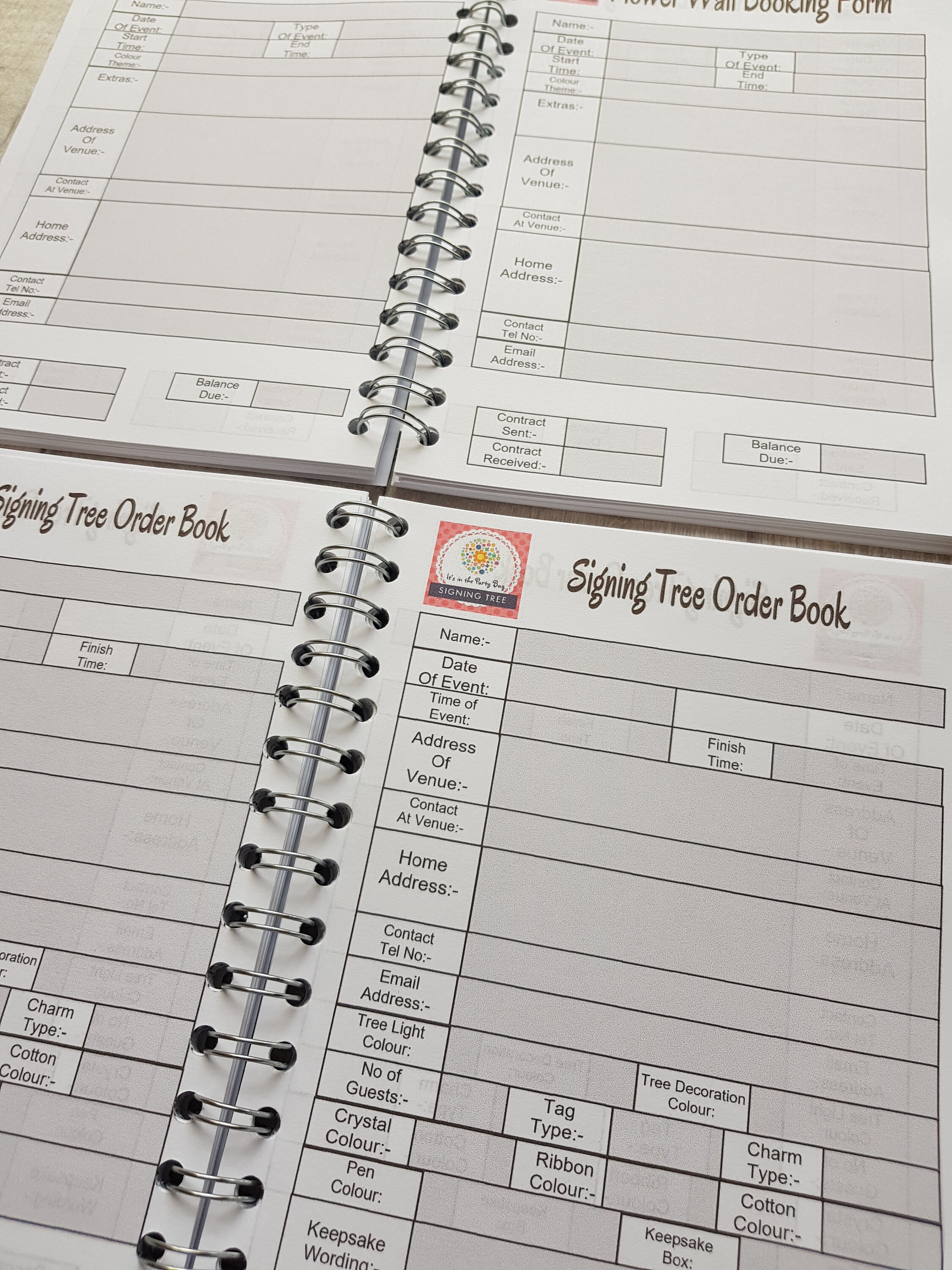 Order Book Spiral Bound Order Book Custom Order Book | Etsy