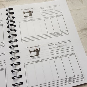Order Book - Spiral Bound Order Book - Custom Order Book - Small ...