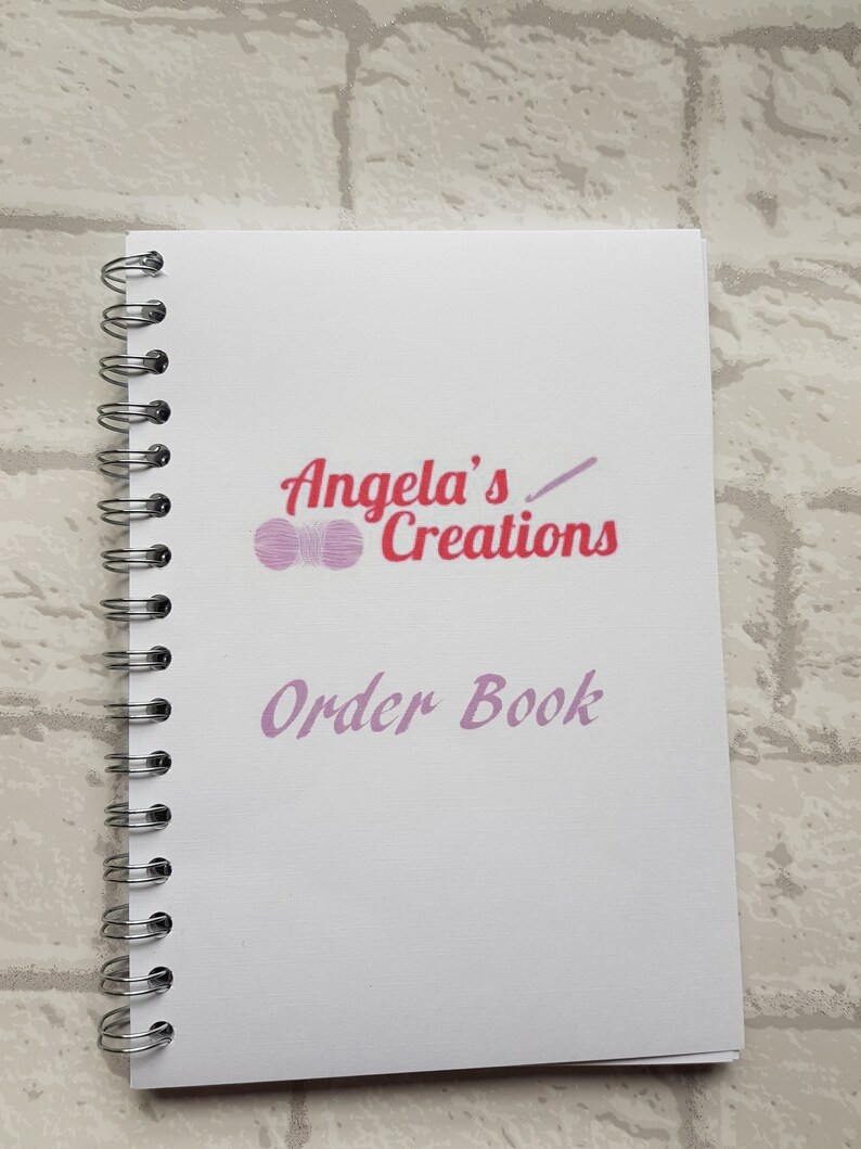 Order Book Spiral Bound Order Book Custom Order Book | Etsy