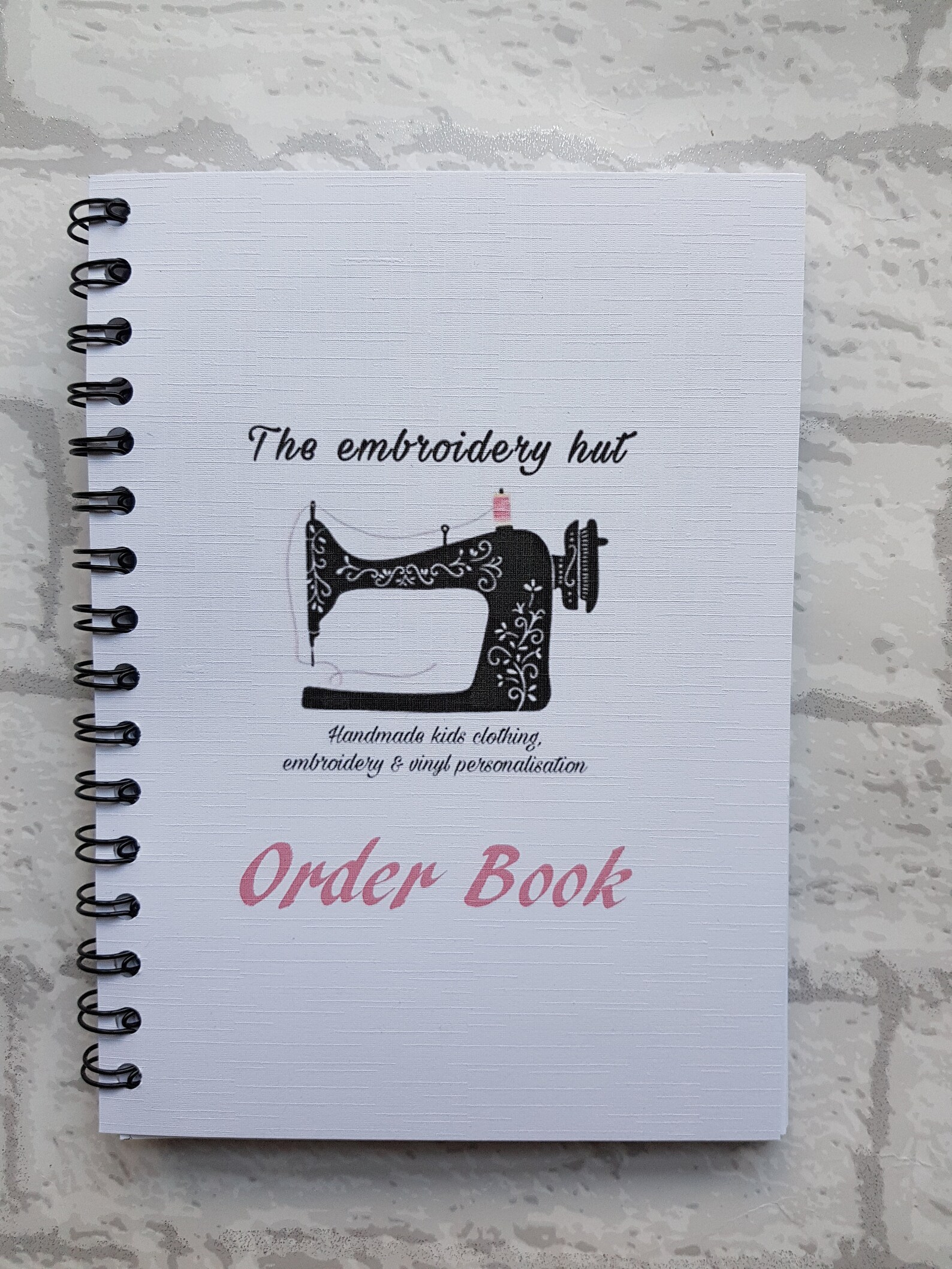Order Book Spiral Bound Order Book Custom Order Book | Etsy