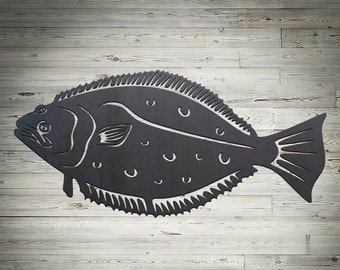 Halibut Wall Art - Etsy
