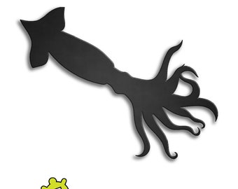 Metal Squid Wall Art | Etsy