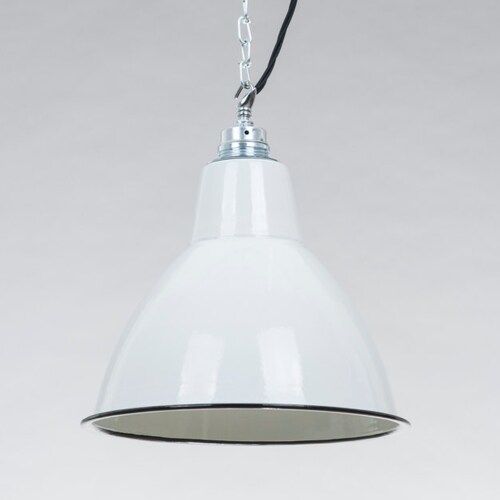Industrial Factory Shade Enamel Ceiling Lighting - Etsy
