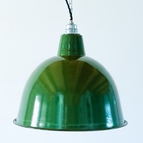 Industrial Factory Shade 10 Enamel Ceiling Lighting Lamp - Etsy