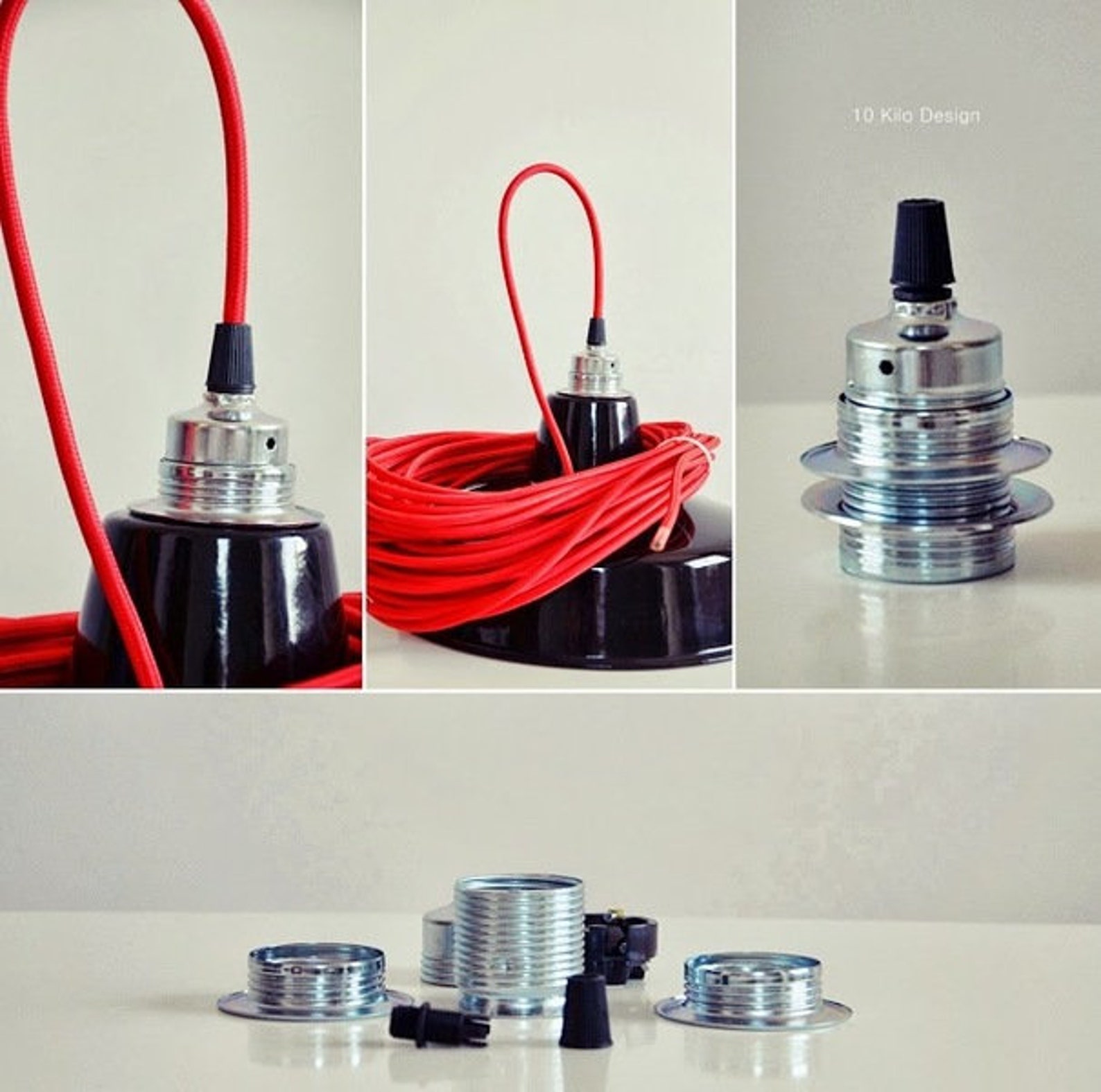 Industrial Factory Shade Enamel Ceiling Lighting - Etsy