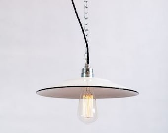 Industrial Factory Shade Enamel Ceiling Lighting - Etsy