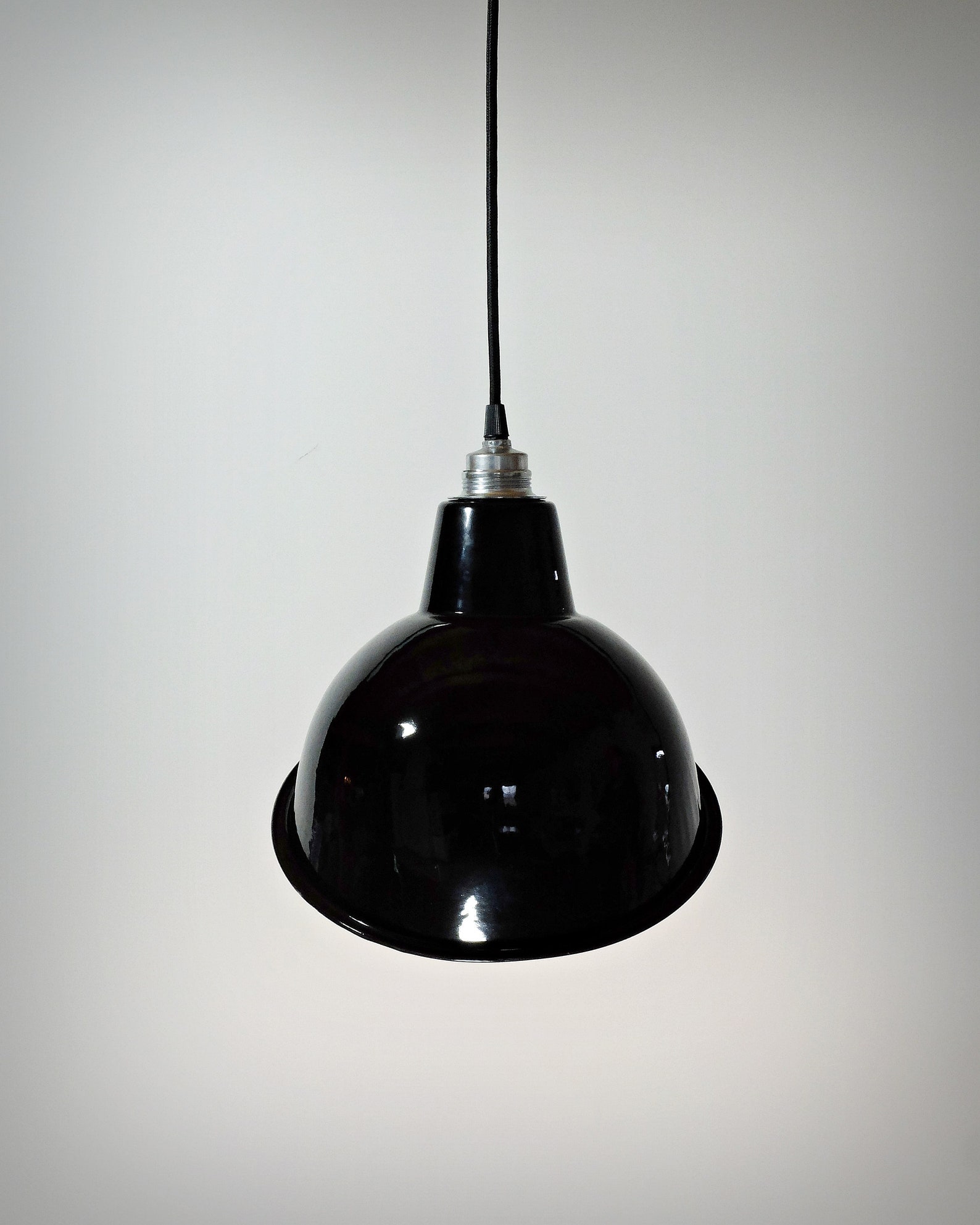 Industrial Factory Shade 10 Enamel Ceiling Lighting Lamp - Etsy