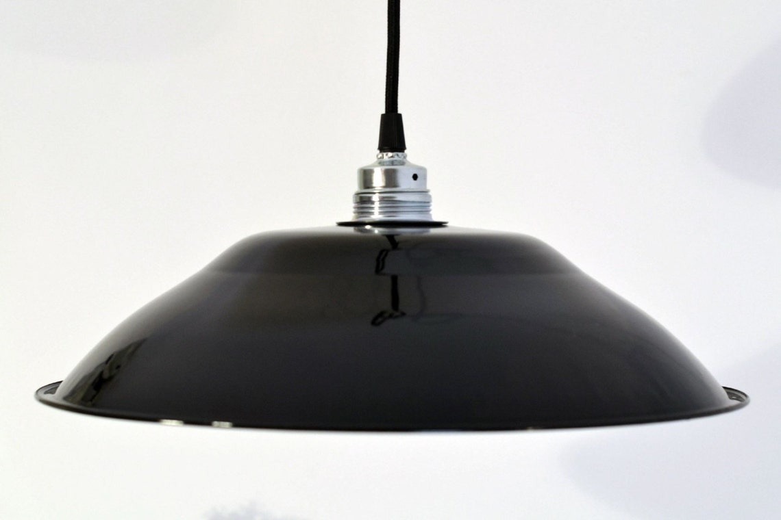 Industrial Factory Shade Enamel Ceiling Lighting Lamp - Etsy
