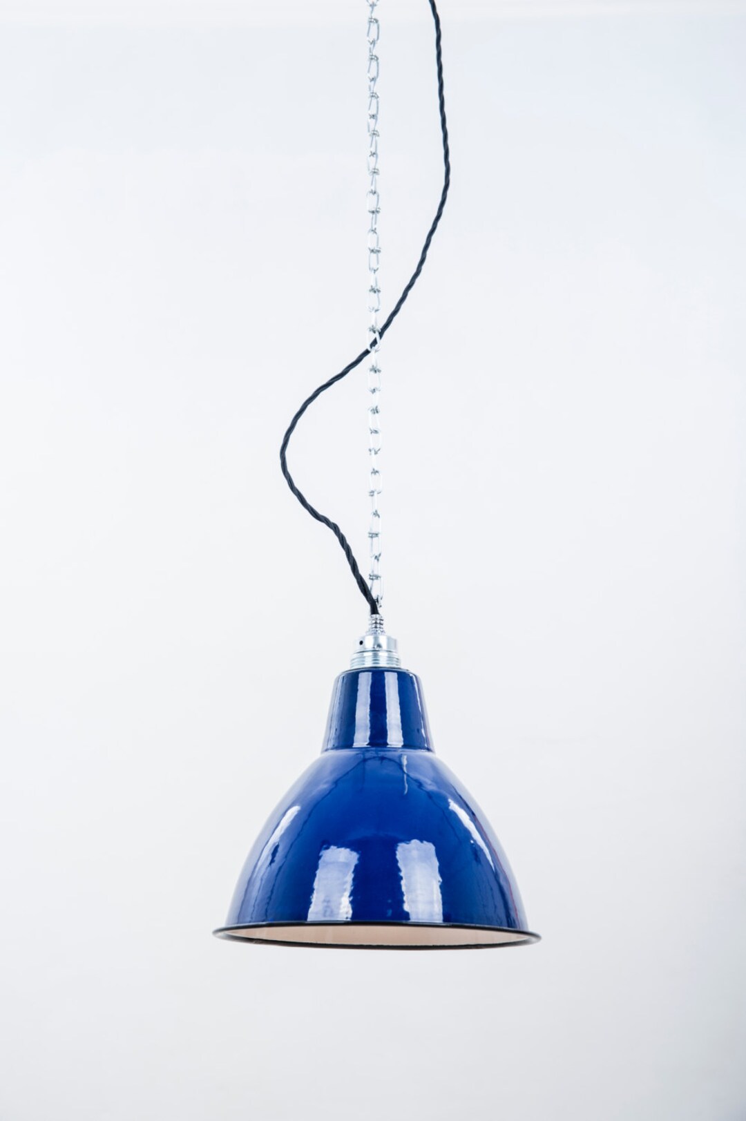 Industrial Factory Shade 10" Enamel Ceiling Lighting Lamp - Etsy