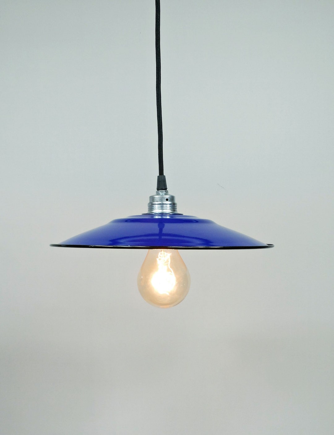 Industrial Factory Shade Enamel Ceiling Lighting - Etsy