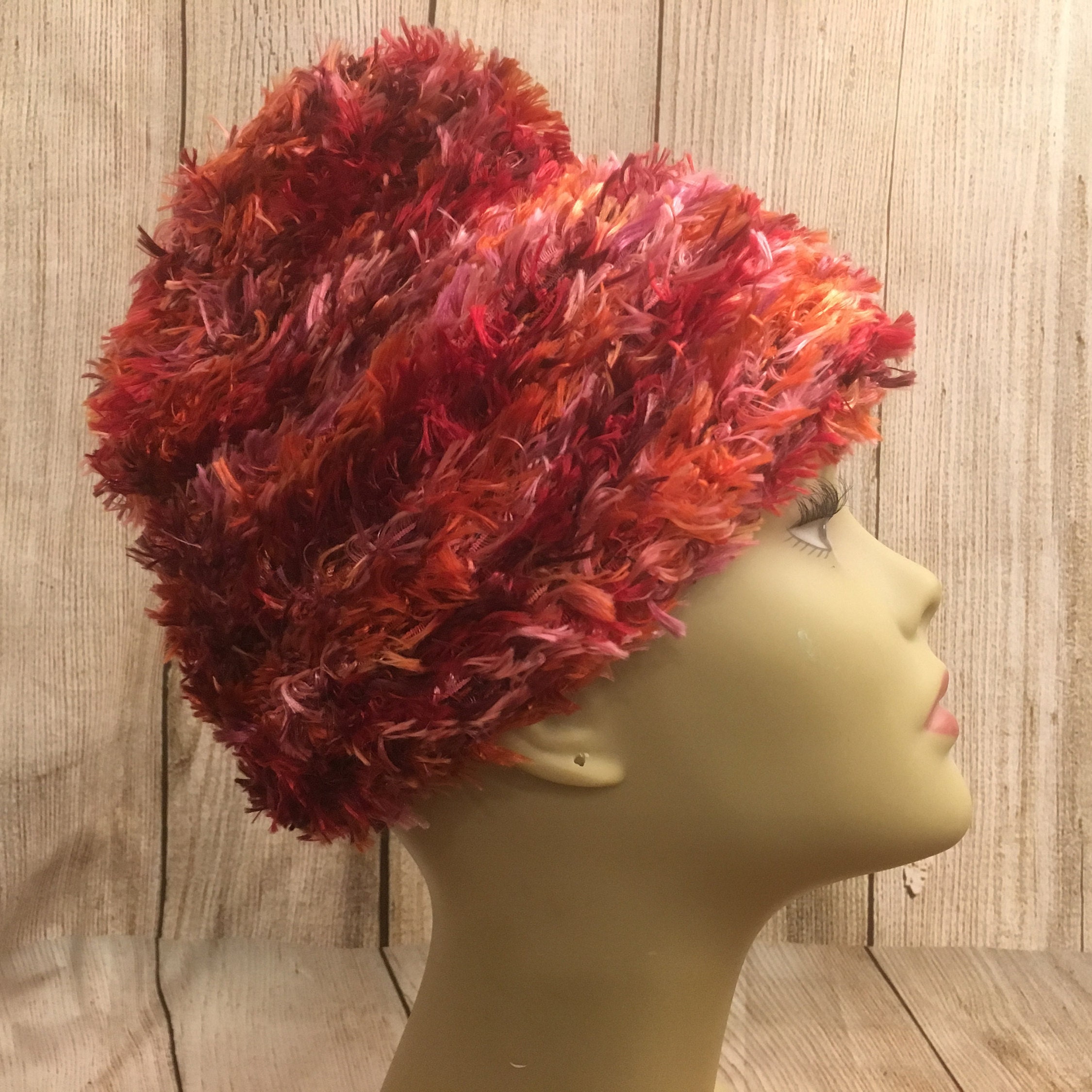 Shaggy Fashion Knit Caps assorted Colors - Etsy UK