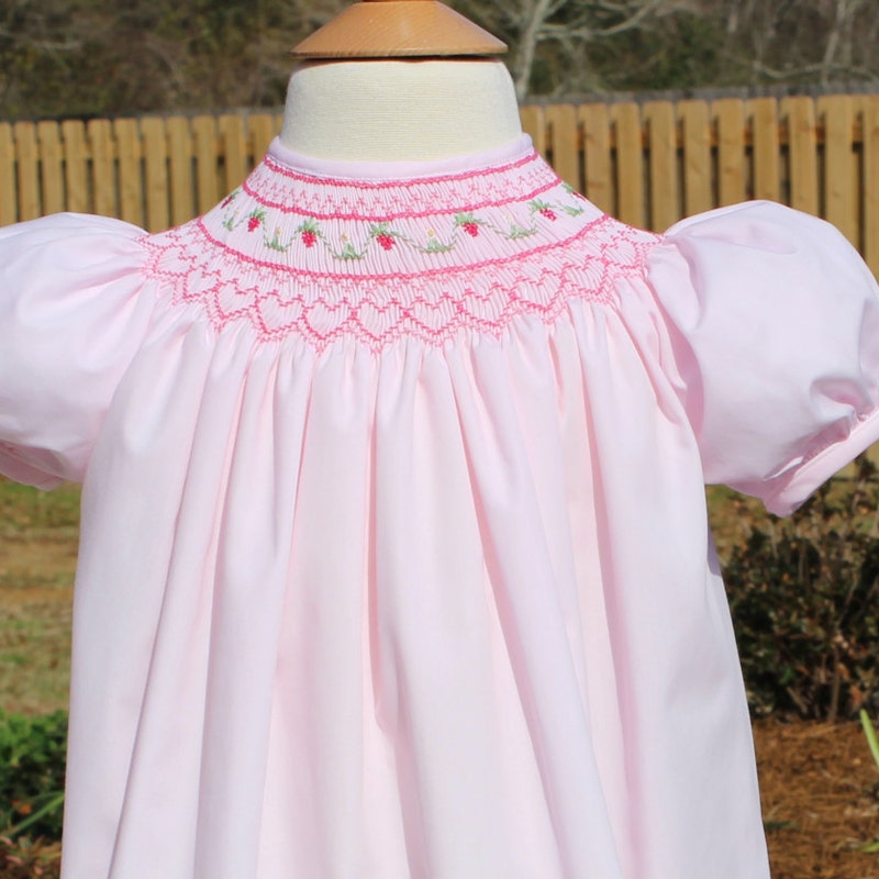 Smocked Girls Dress - Etsy