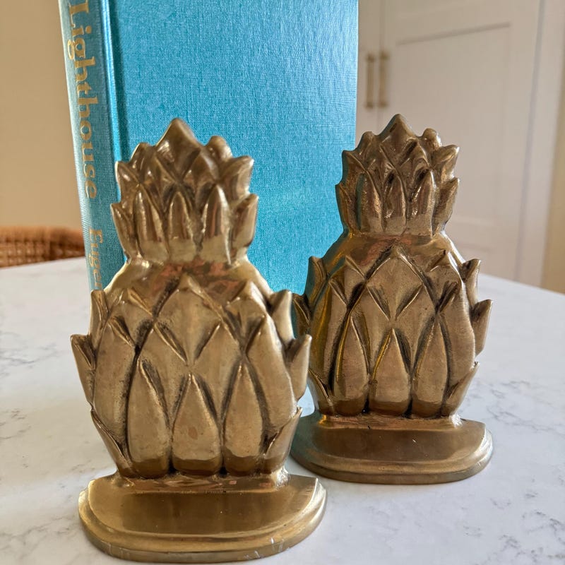 Pineapple Bookends - Etsy