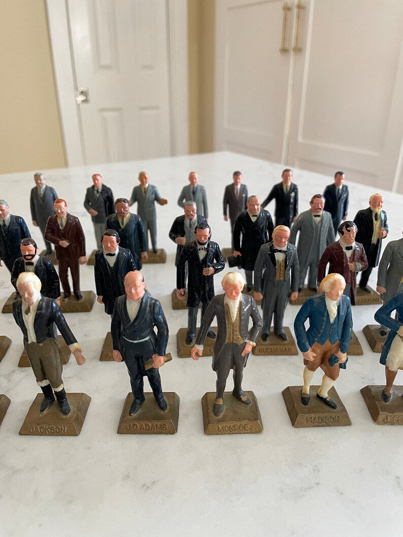 Vintage 1960s Marx US President Figurine Collection - Etsy
