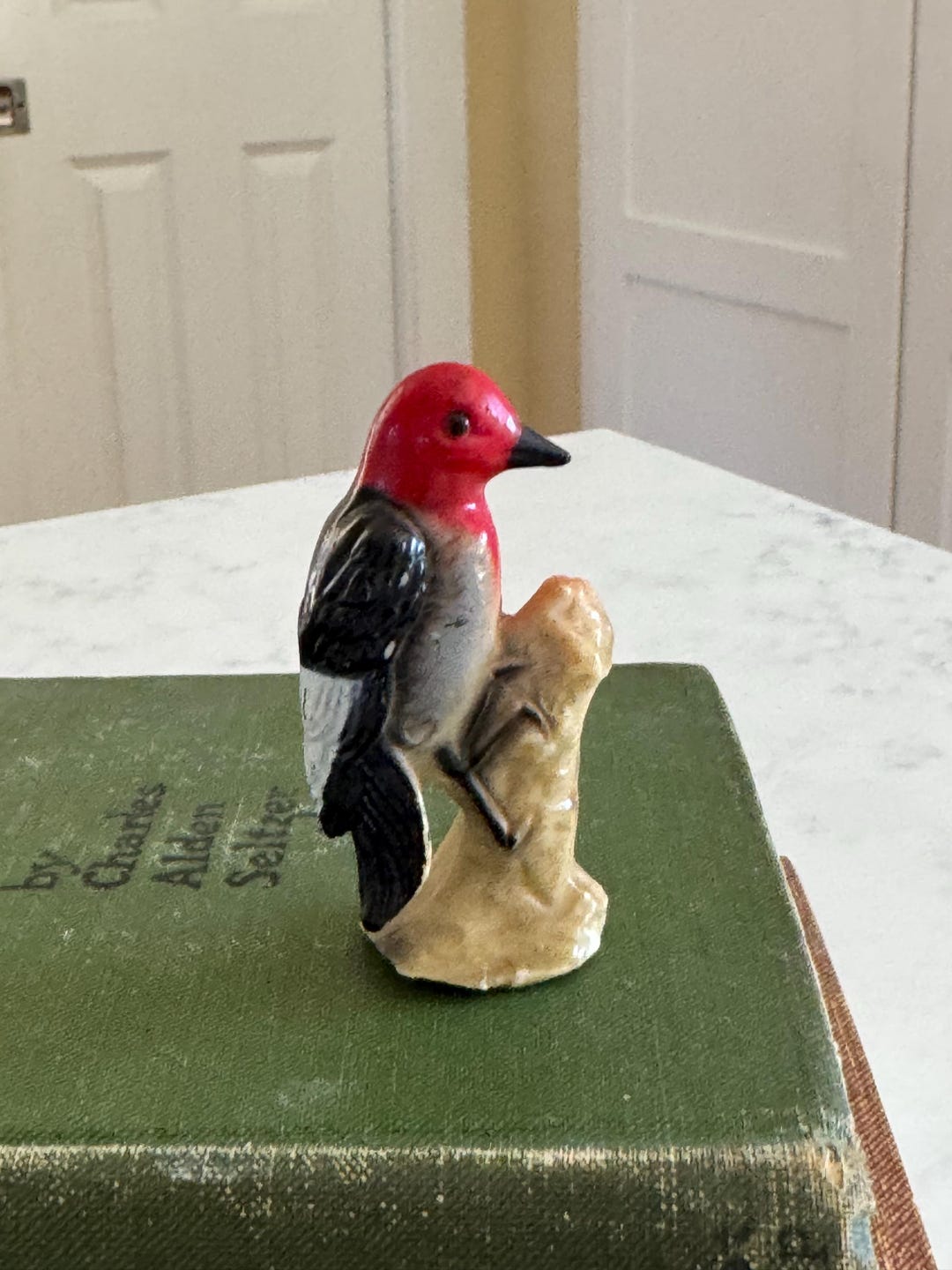Vintage Miniature Woodpecker Figurine, Printers Drawer Miniature ...