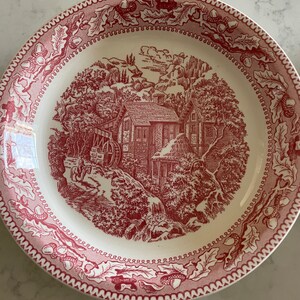 Vintage Memory Lane Royal China Pie Plate, 10 Pie Dish, Pink/red ...