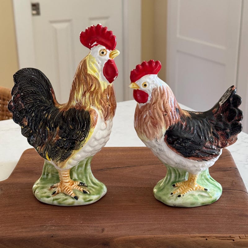 Rooster Statue - Etsy