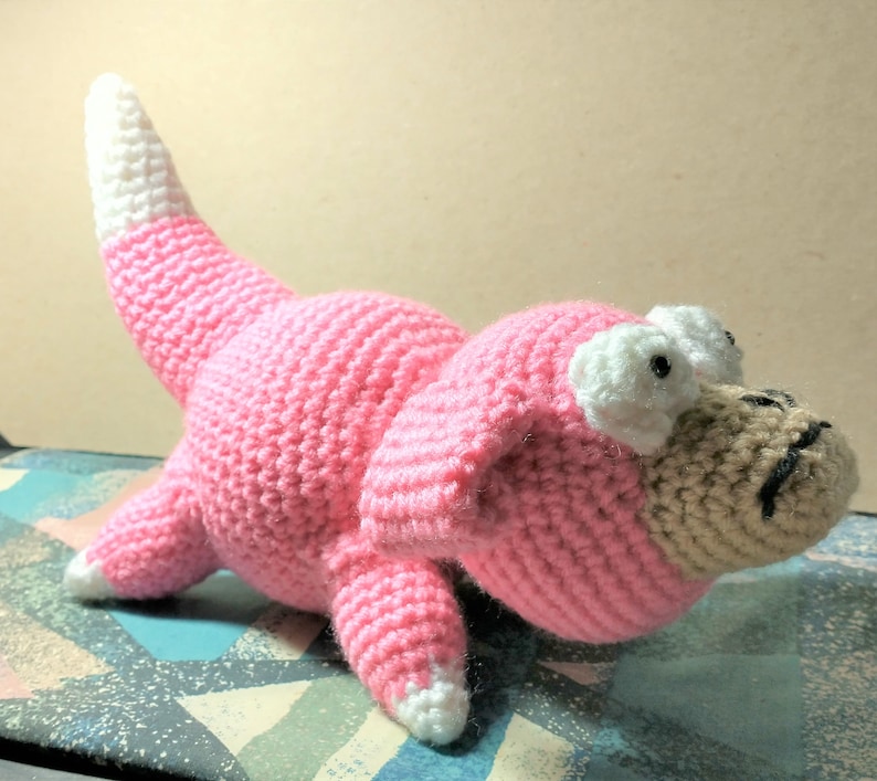 Crochet Pokemon Inspired Slowpoke Stuffed Toy Amigurumi - Etsy
