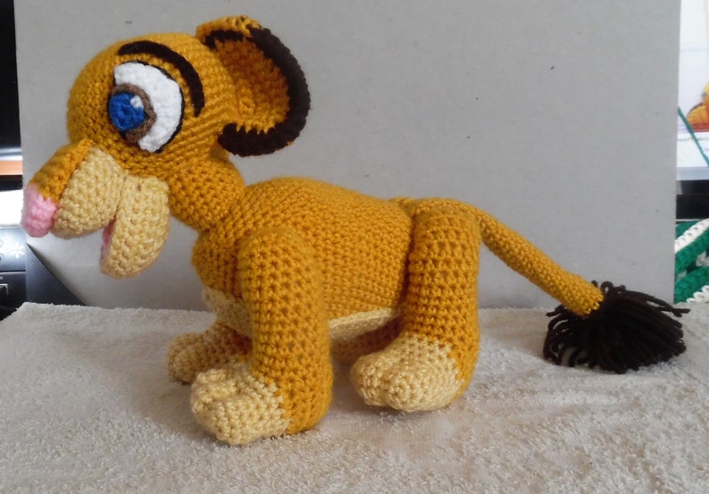 Lion King Inspired Simba Crochet Amigurumi | Etsy