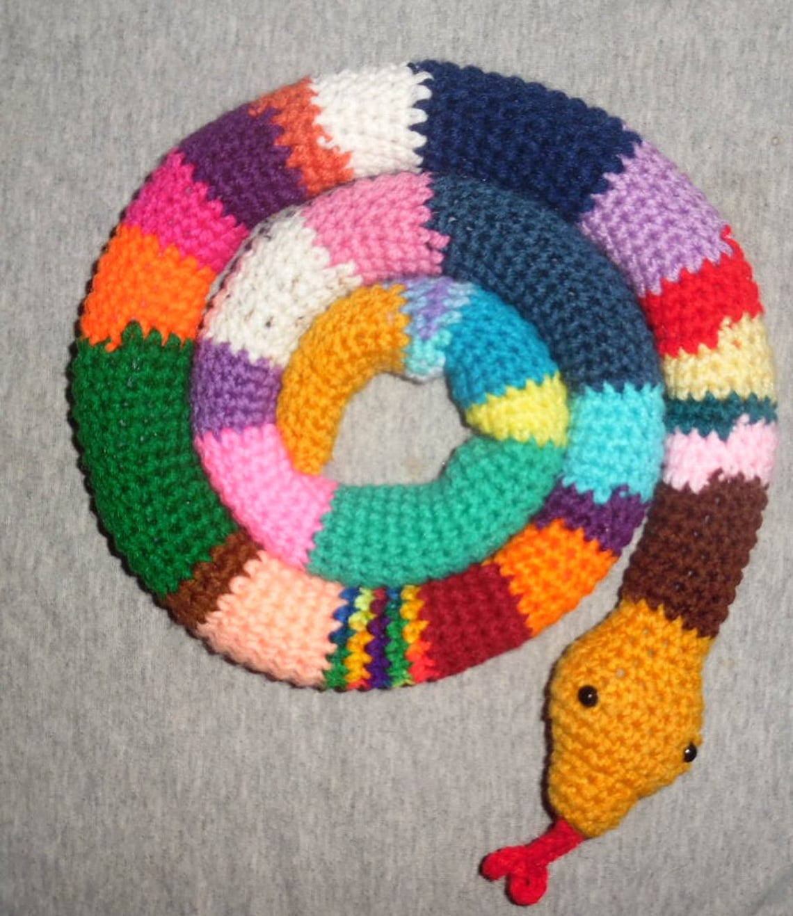 Crochet Hiss the Snake Stuffed Toy Amigurumi | Etsy