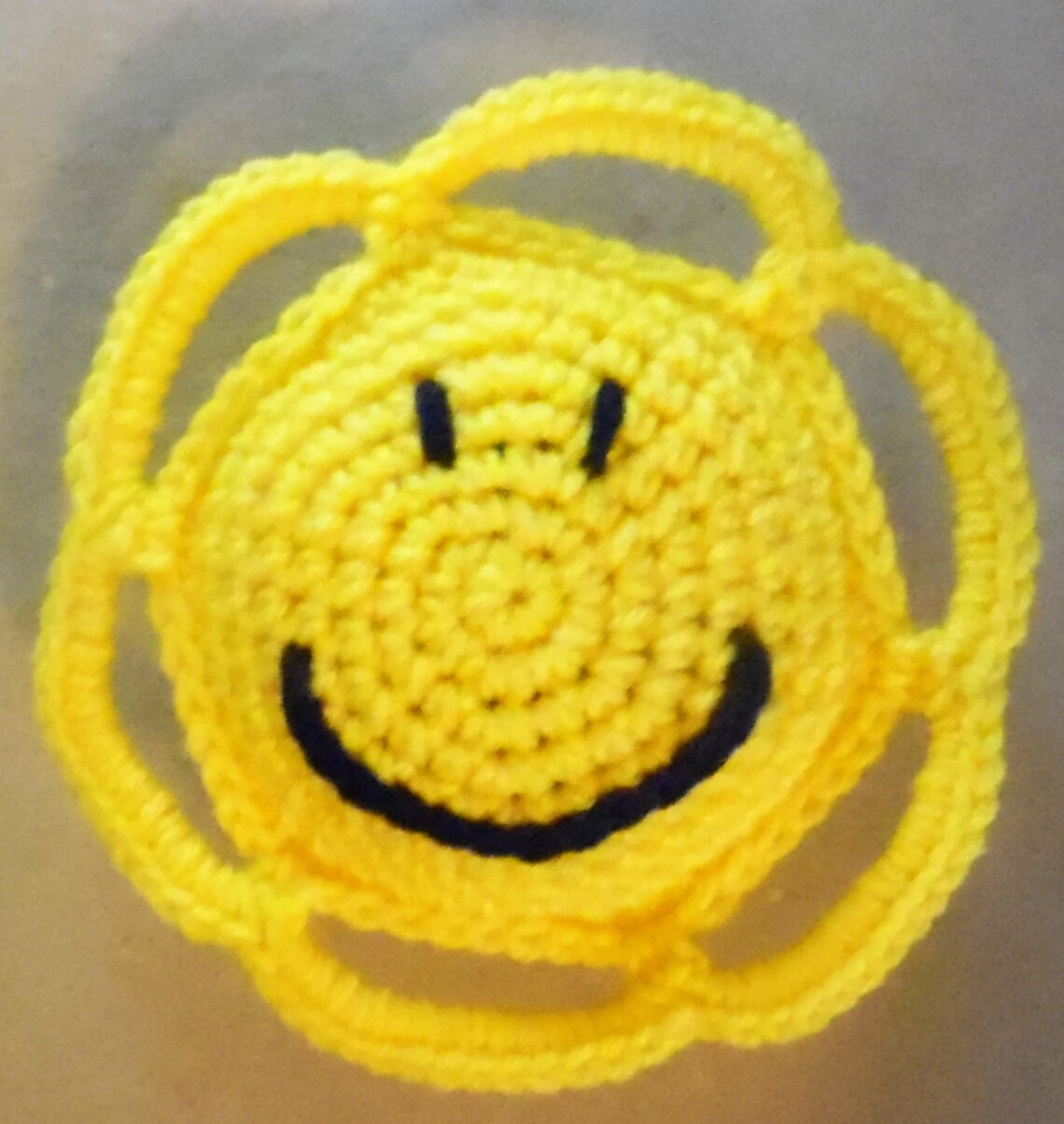 Smile Face Crochet Baby Toy | Etsy