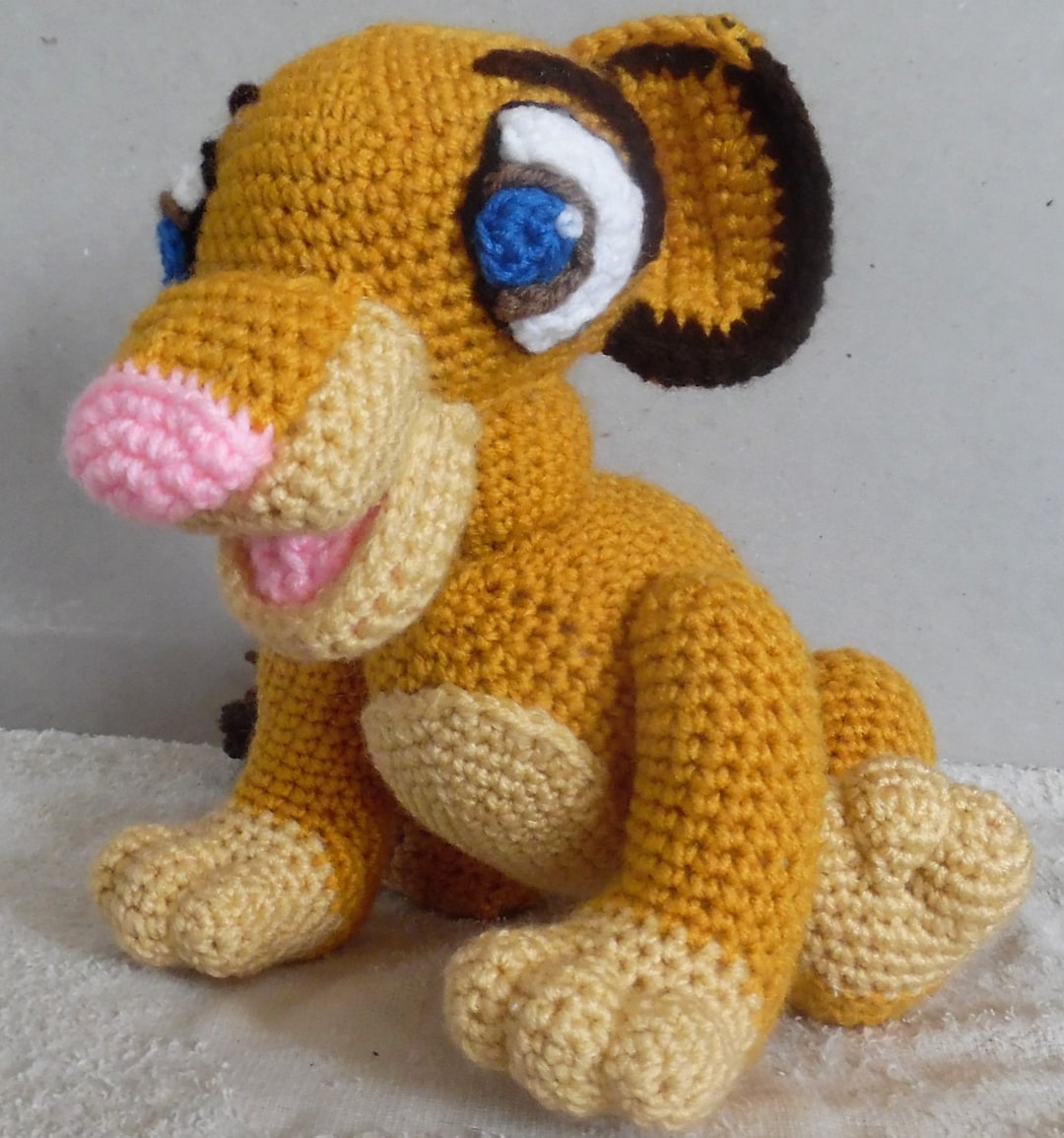 Lion King Inspired Simba Crochet Amigurumi - Etsy