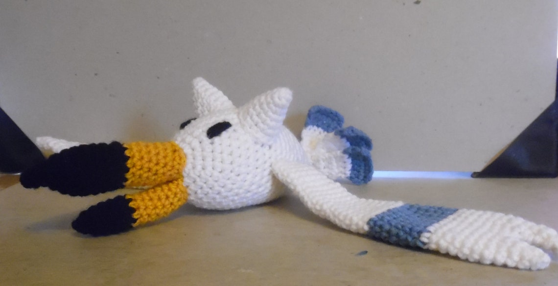 Amigurumi Pokemon Inspired Crochet Wingull Stuffed Toy | Etsy