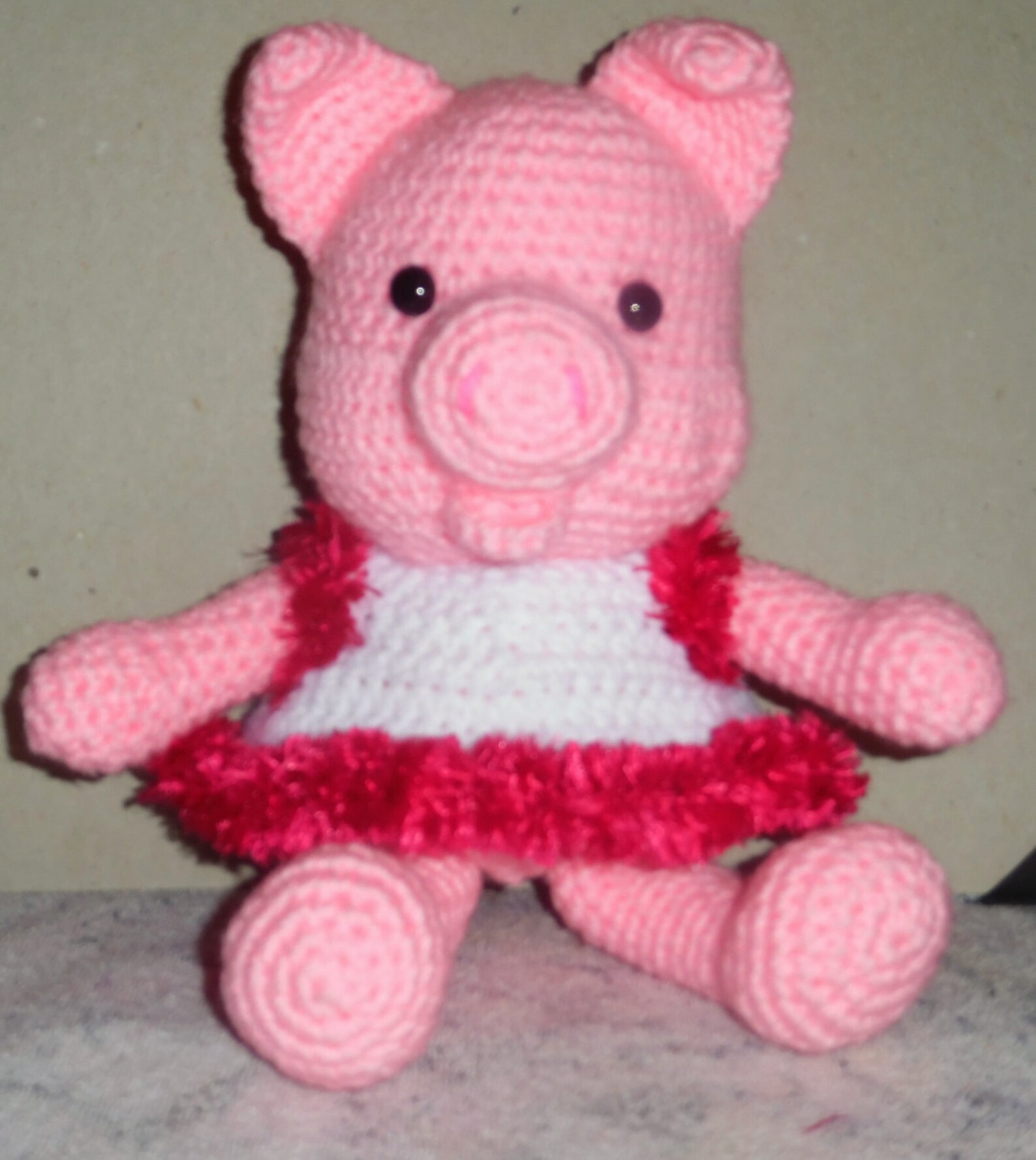 Amigurumi Crochet Pink Pig With Removable Dress - Etsy