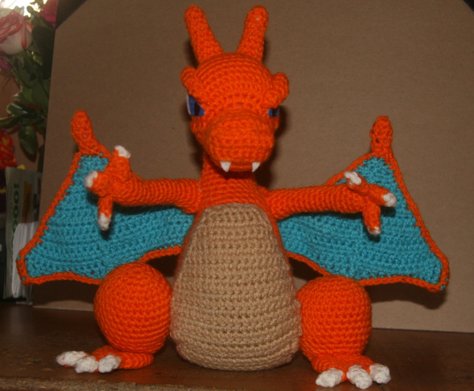 Hand-made Crochet Pokemon Charizard regular or Shiny - Etsy
