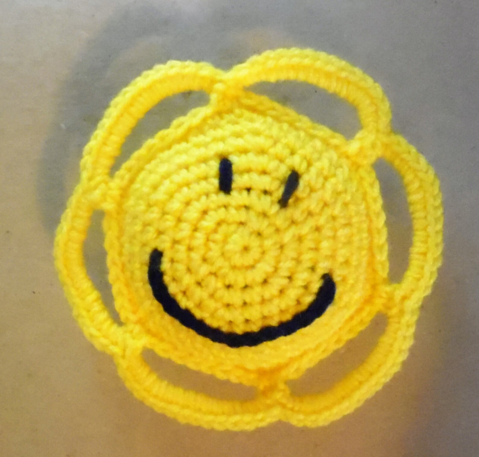 Smile Face Crochet Baby Toy | Etsy