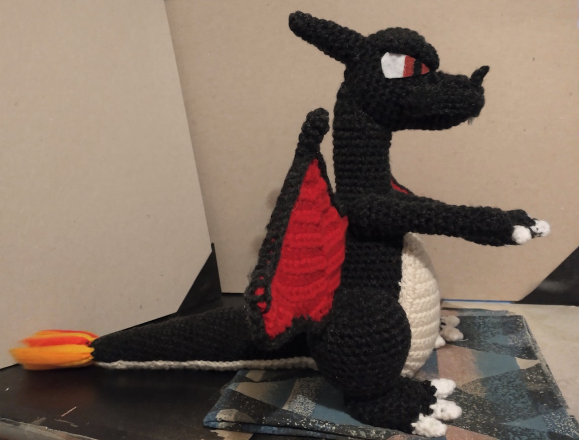 Hand-made Crochet Pokemon Charizard regular or Shiny | Etsy