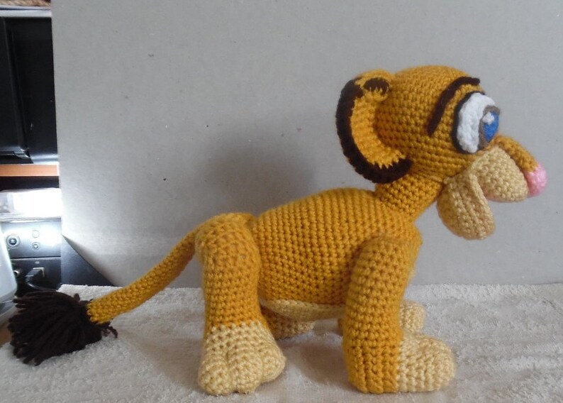 Lion King Inspired Simba Crochet Amigurumi - Etsy