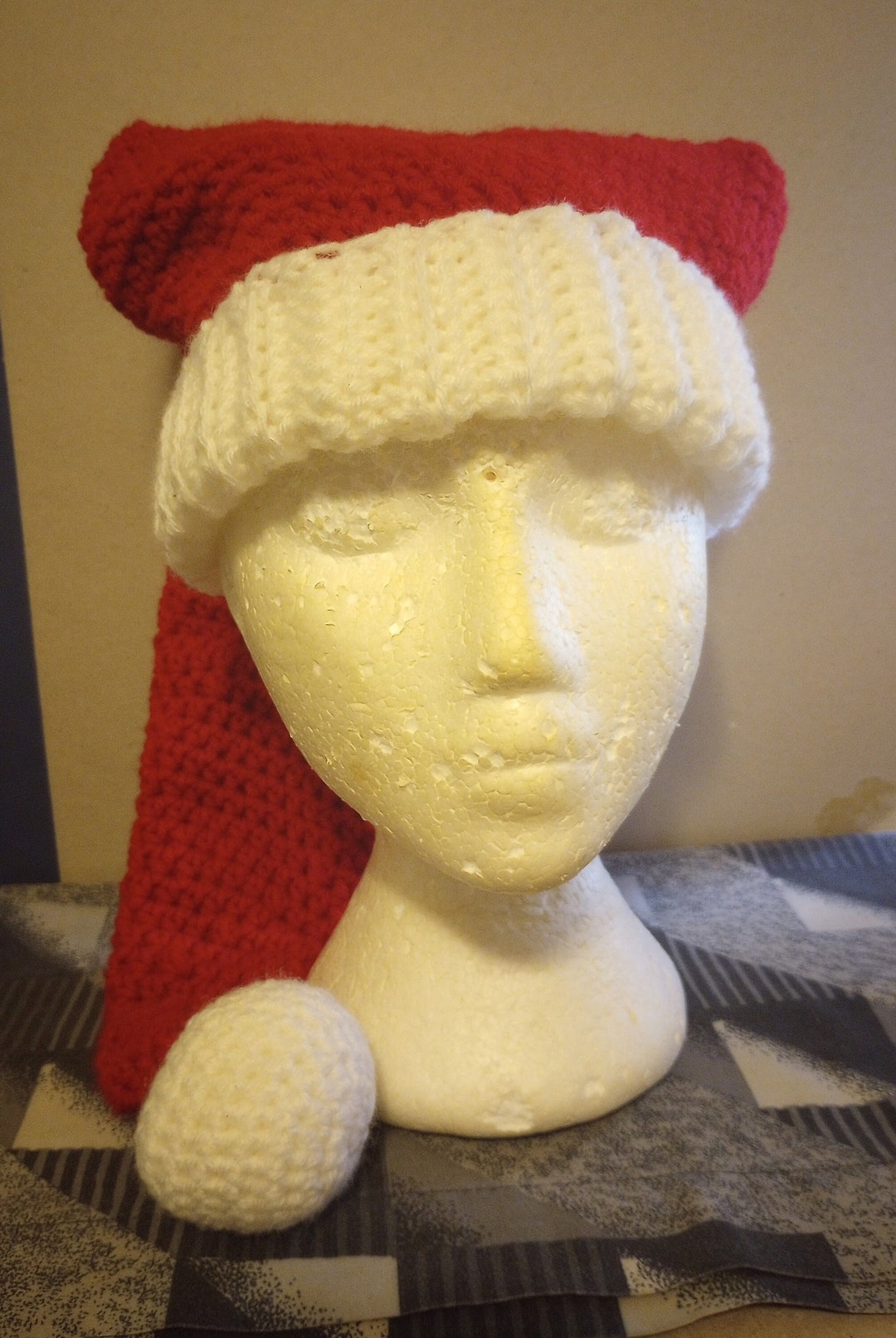 Crochet Christmas Stocking Hat - Etsy