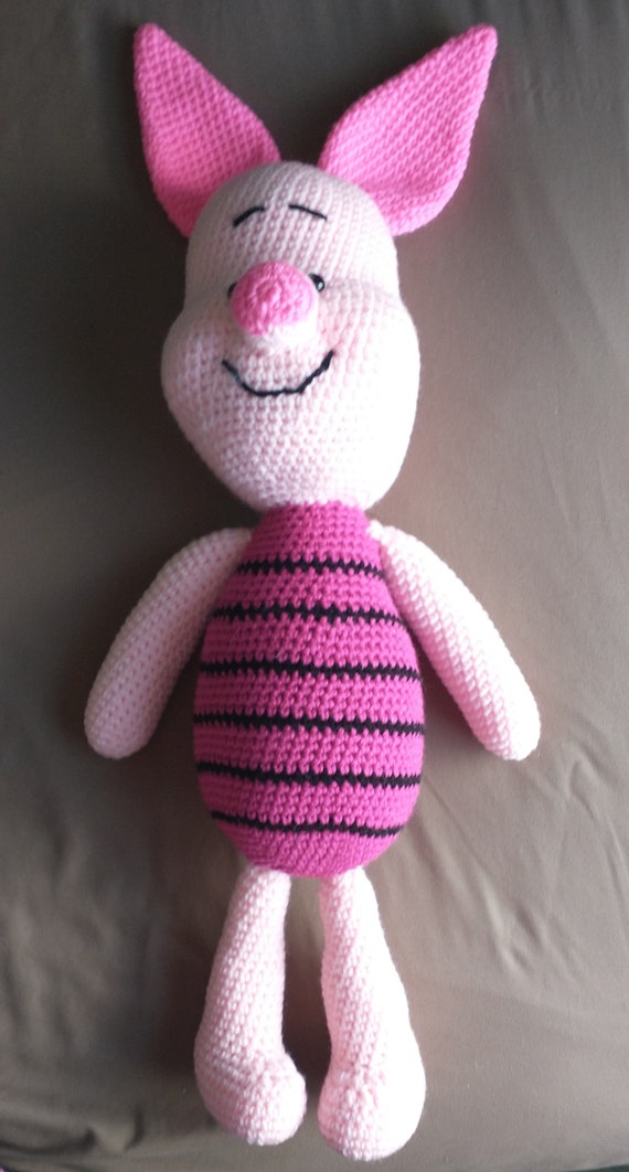 Crochet Piglet Inspired Stuffed Toy Amigurumi | Etsy
