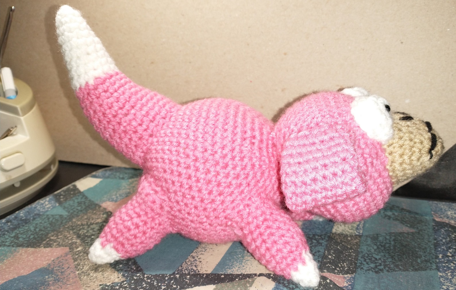 Crochet Pokemon Inspired Slowpoke Stuffed Toy Amigurumi - Etsy