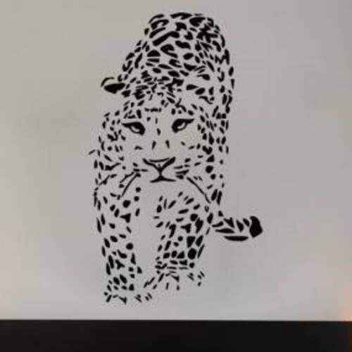 Cheetah Wall Decals Sticker Animal Leopard Decal Vinyl Bedroom | Etsy
