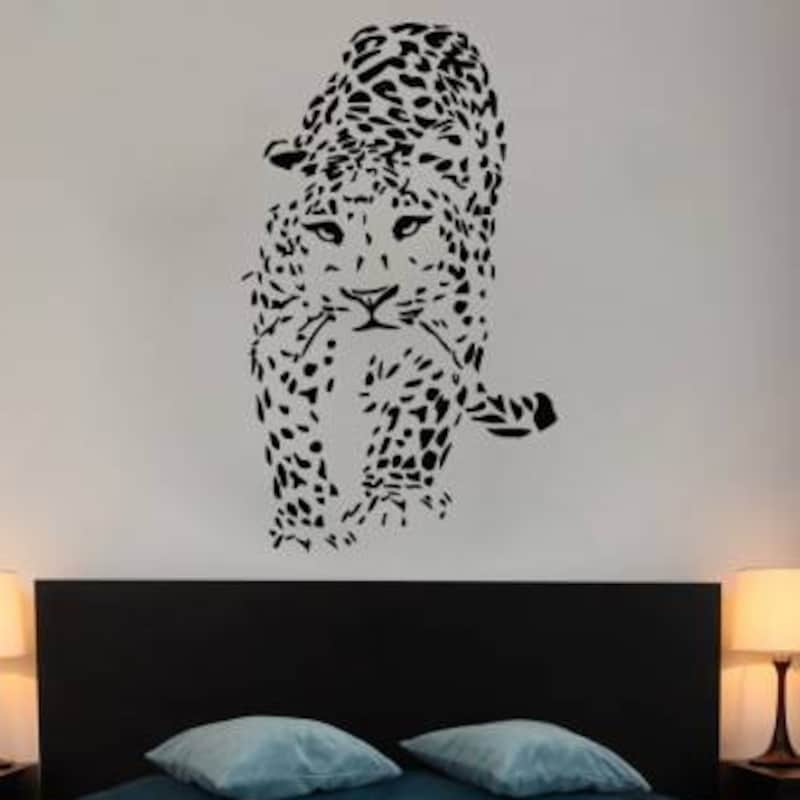 Leopard Wall Decal - Etsy