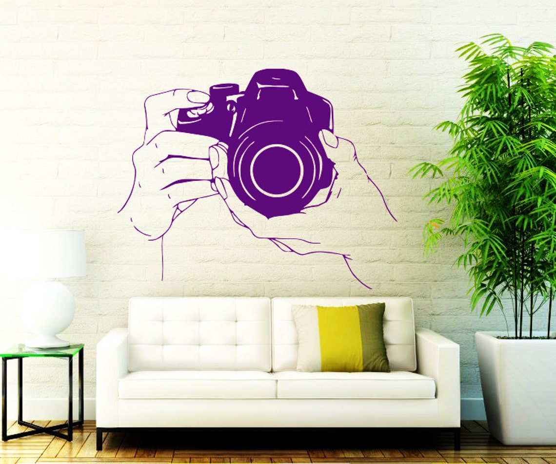 Camera Wall Decals Photo Decal Photo Studio Vinyl Sticker | Etsy